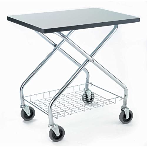 Global Industrial Fold and Store Service Cart, 350 Lb. Capacity, 28"L x 19"W x 29"H