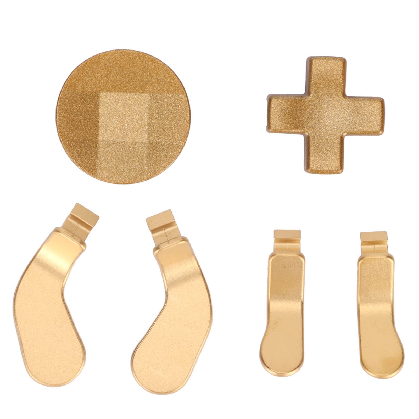 DAUERHAFT Trigger Paddle D Pads, Yellow Trigger Paddles and D Pads for Xbox One Elite Series 2