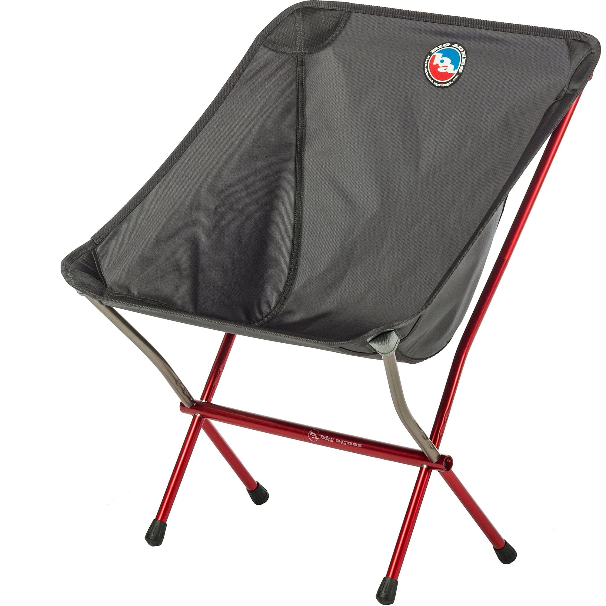 Big Agnes Mica Basin Chair- Ultralight, Portable Chair for Camping and Backpacking, Asphalt