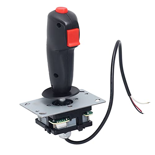 DAUERHAFT Flight Control Stick, Comfortable Grip Flight Joystick Widely Used for Game