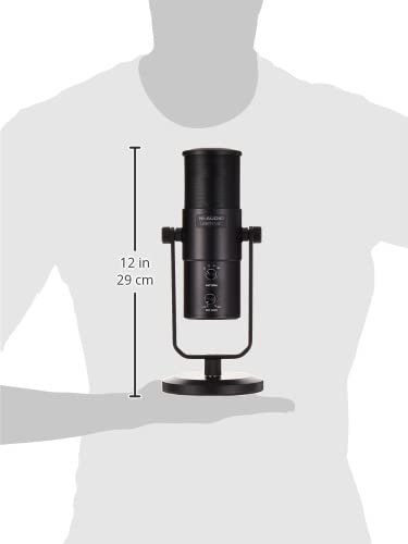 M-Audio Uber Mic | Professional USB Microphone With Switchable Polar Patterns and Integrated Headphone Output