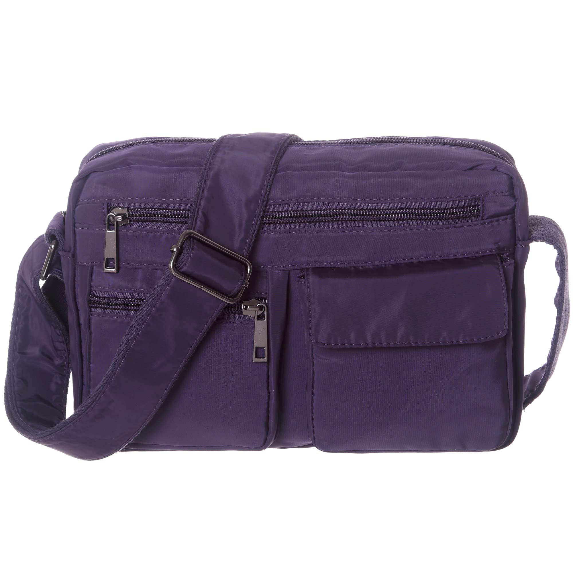 TENXITER Casual Crossbody Bags for Women Multi-Pocket Shoulder Handbags Waterproof Messenger Bag Nylon Purses Travel Pocketbook