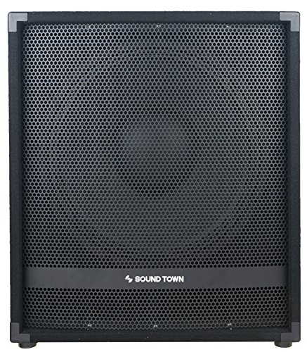 Sound Town METIS Series 2400 Watts 18β Powered Subwoofer with Class-D Amplifier, 4-inch Voice Coil (METIS-18SDPW)