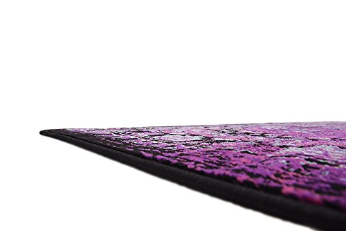 Unique Loom Imperial Collection Paisley, Distressed, Border, Vintage, Modern, Abstract Area Rug, 8 ft x 11 ft 6 in, Lilac/Black