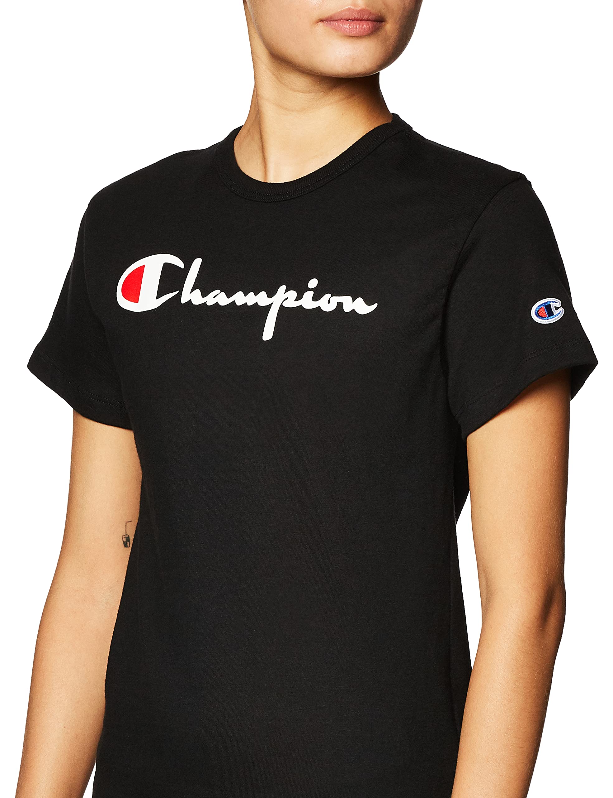 Champion Women's The Heritage Tee, CERTAIN PEACH, SMALL