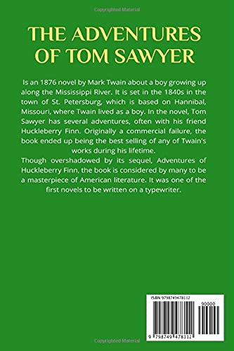 The Adventures Of Tom Sawyer: The Original 1876 Edition With Complete 162 Illustrations (A Classic Novel Of Mark Twain)