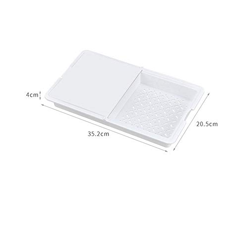 DEPILA Multifunctional Cutting Boards Plastic Multifunctional Cutting Board Cutting Vegetables Draining Storage Chopping Board Kitchen Tray