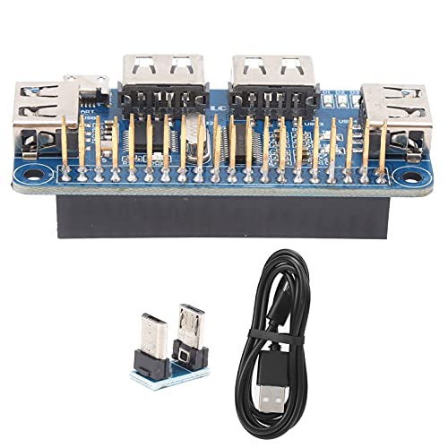 DC 5V USB Expansion Board Module, Compact Sturdy Expansion Board Module Stable for Electronic Components for General Use for Factory for Workshop Processing