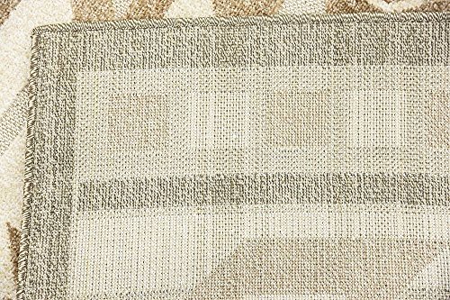 Unique Loom Outdoor Modern Collection Area Rug - Albuquerque (5' x 8' Rectangle, Beige/ Brown)