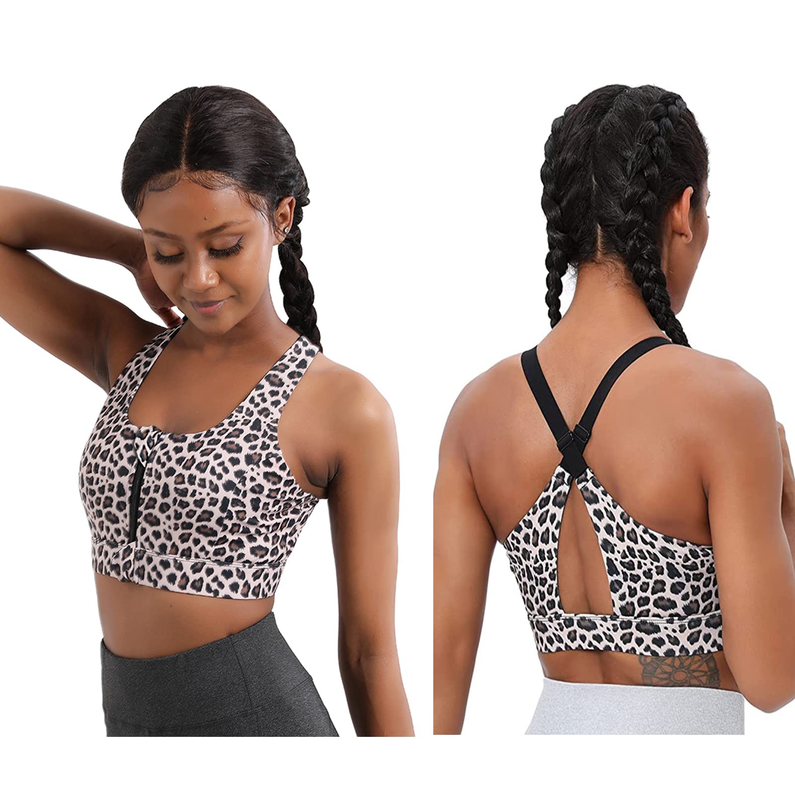 Cordaw Minimizer Bras for Women Seamless Yoga Bra Medium Impact Ultra Soft & Comfortable Underwear with Pads-Black XL