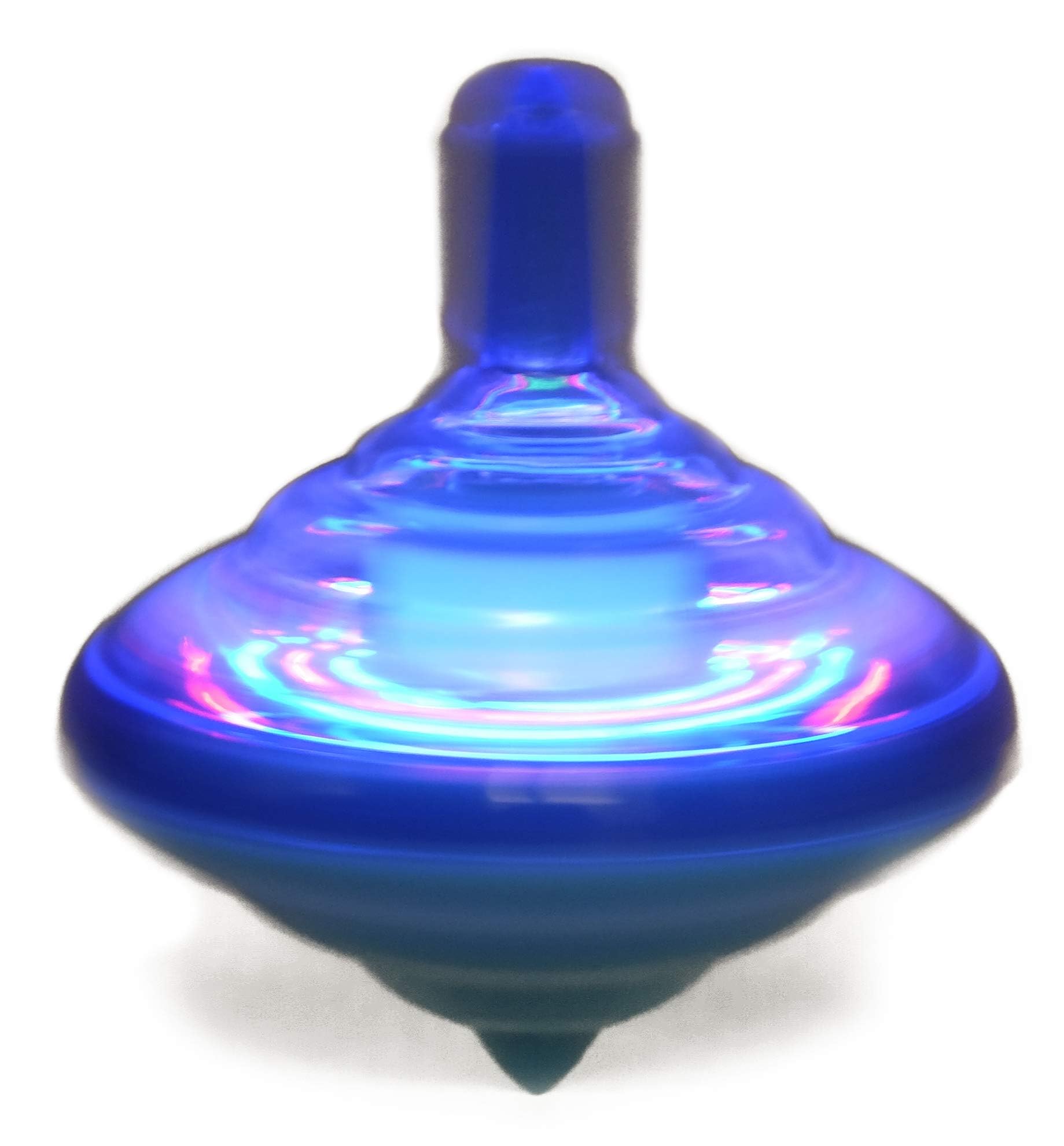 The Dreidel Company Hanukkah Musical Light-Up Dreidel Spinning Tops Set, Plays 2 Classic Hanukkah Songs, Assorted Colors (4-Pack)