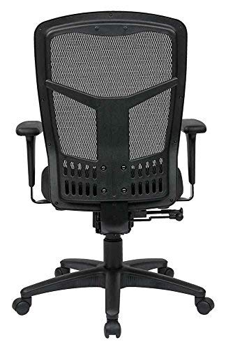 Office Star ProGrid High Back Manager's with Adjustable Seat Height, 2-to-1 Synchro Tilt Control and Seat Slider, Coal FreeFlex Fabric