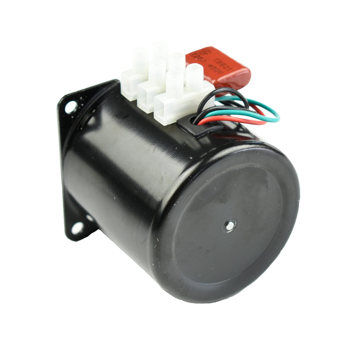 CHANCS 60KTYZ AC Synchronous Electric Geared Motor 110V 2.5-3RPM Low Speed Gearbox High Torque 80Kgf.cm Barbecue Metal Geared for Rotisserie Turntable