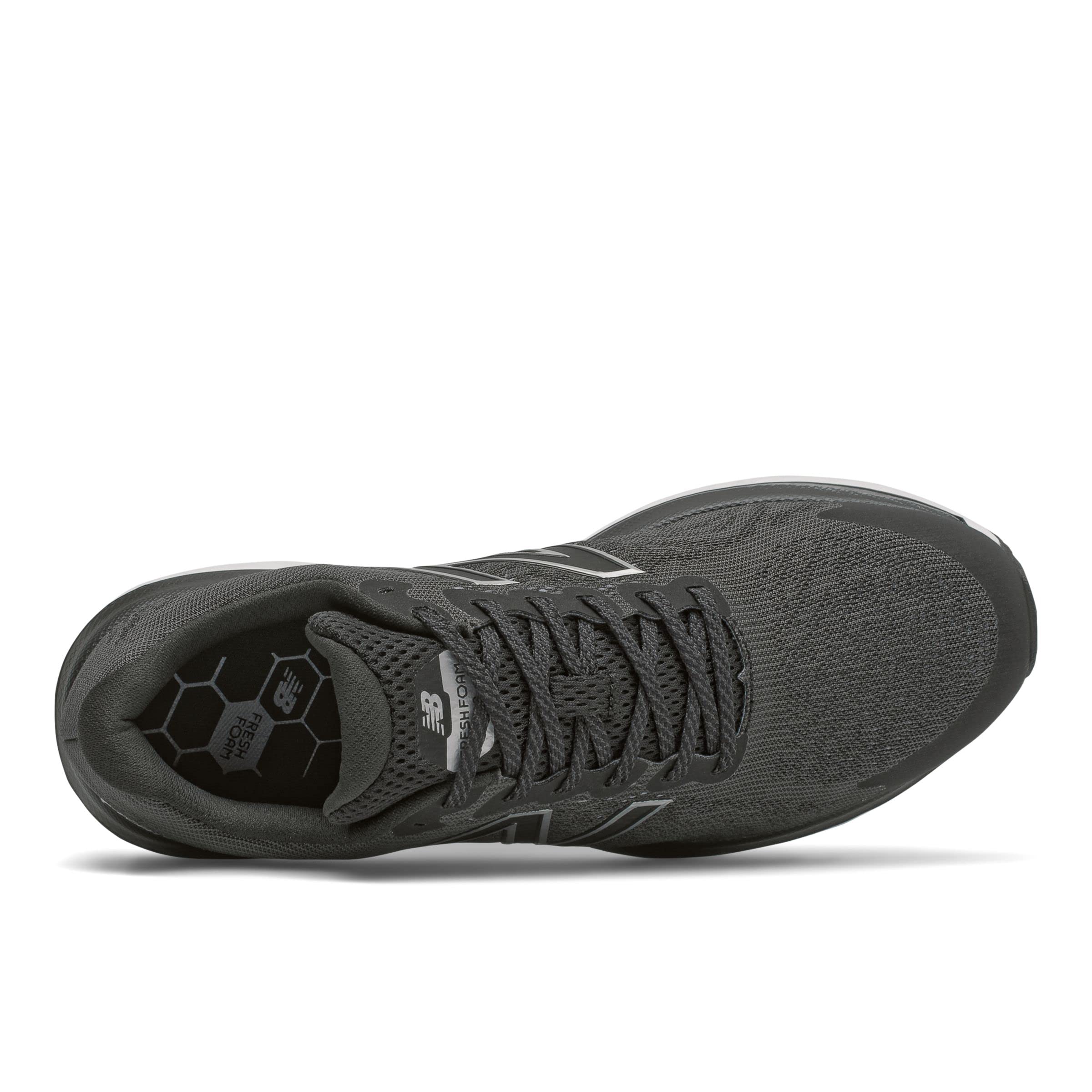 New Balance mens 680 V7 Running Shoe 9.5 Black/Star Glo