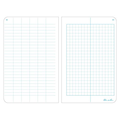 Rite in the Rain Weatherproof Hard Cover Notebook, 4 3/4" x 7 1/2", Yellow Cover, Field Pattern (No. 350F), 7.5 x 4.75 x 0.625