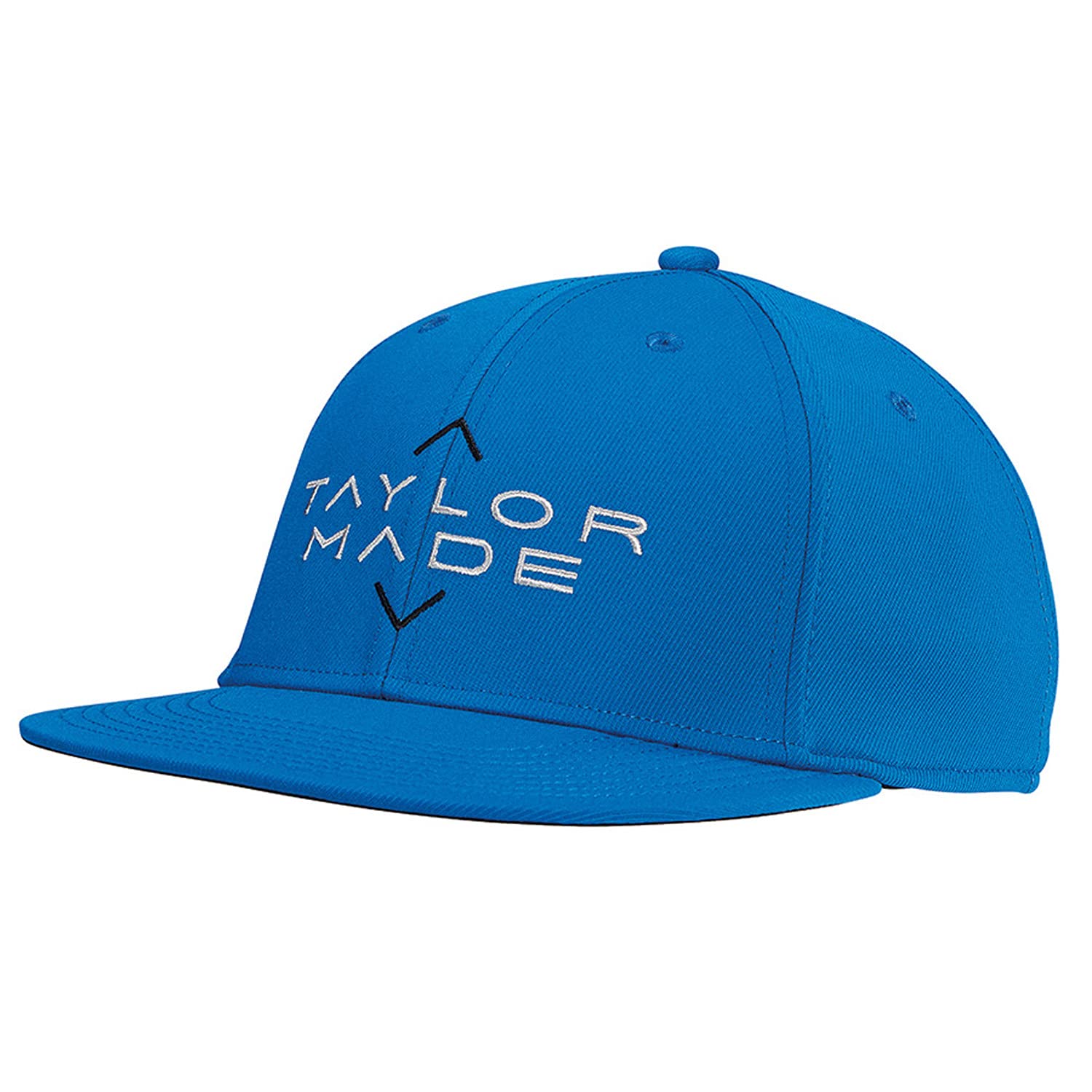 TaylorMade Men's Lifestyle Flatbill Stretch Hat, Blue, One Size
