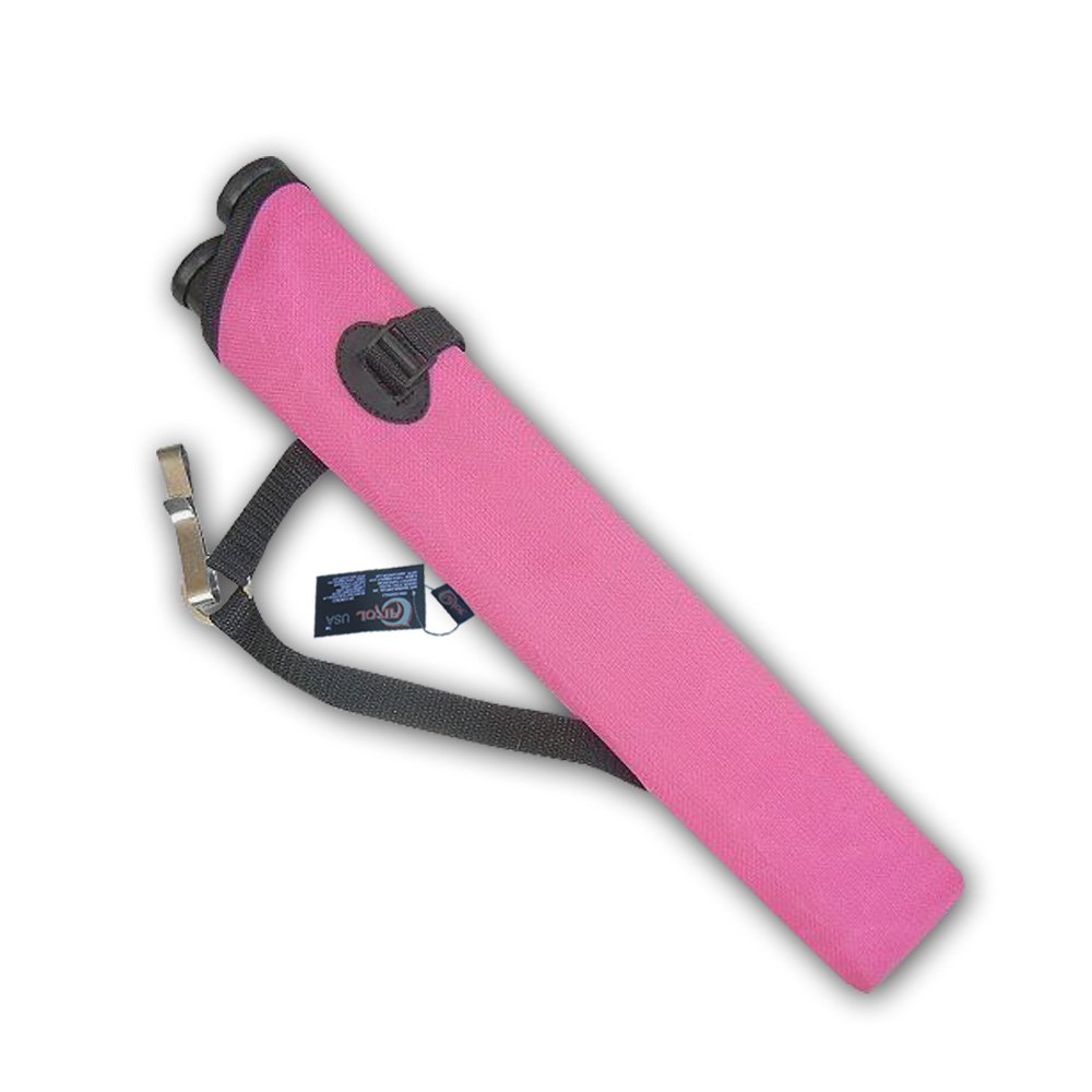 Carol Mohican 2 Tube Hip Arrow Quiver with Belt Clip. 17" Long.15116PINK