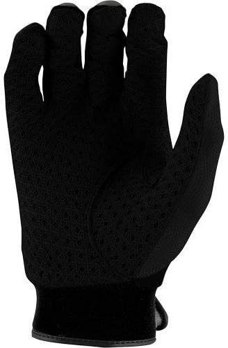 Marucci Tesoro Baseball Batting Gloves, Black, Small