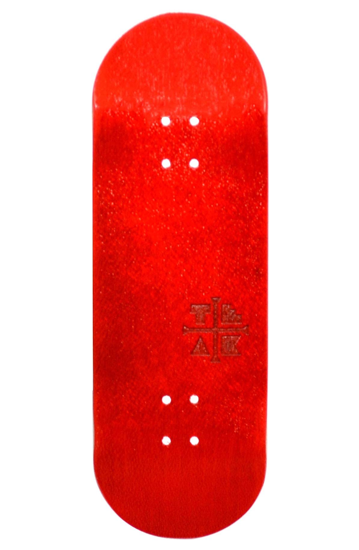Teak Tuning Prolific Complete Fingerboard with Upgraded Components, Watermelon Edition - Pro Board Shape and Size, Bearing Wheels, Trucks, and Locknuts - 32mm x 97mm Handmade Wooden Board