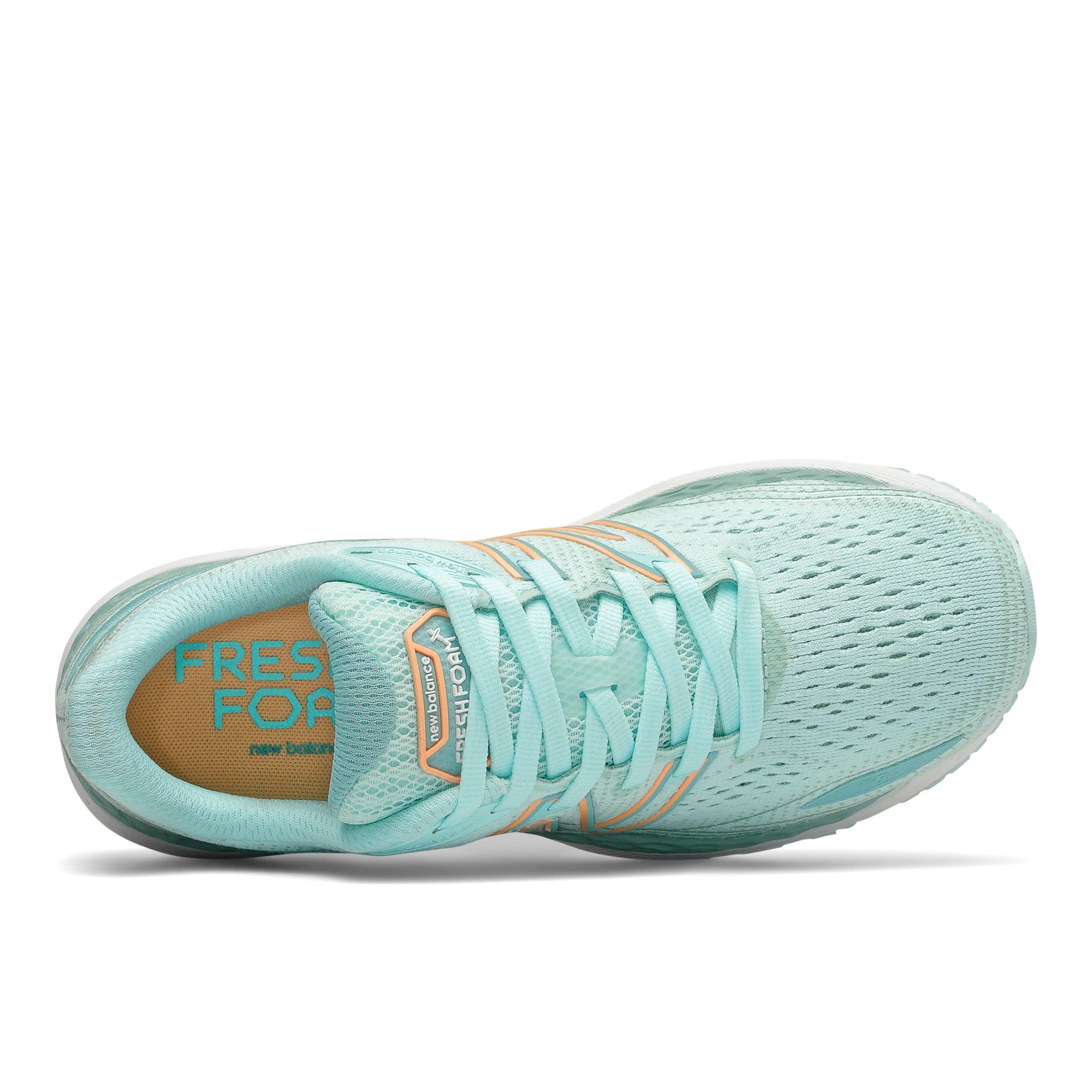 New Balance Women's Fresh Foam X 860 V12 Running Shoe, Blue/Light Mango, 8 M