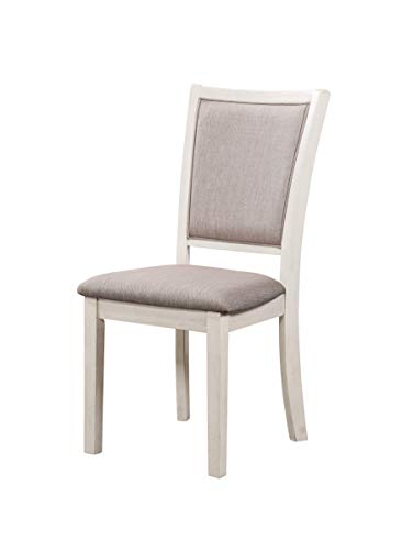 New Classic Furniture Amy 5-Piece Dining Table Set, Beige and Brown