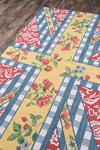 Madcap Cottage Summer Garden Think of England Area Rug, 5' X 8', Multi
