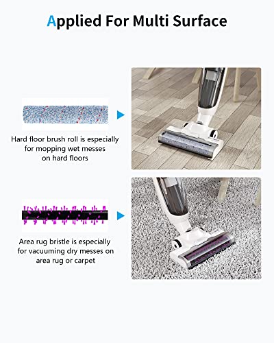 Ecowell WCVP02 Shop Wet Dry Vacuum Cleaner and Mop, 8.6 Pounds, White