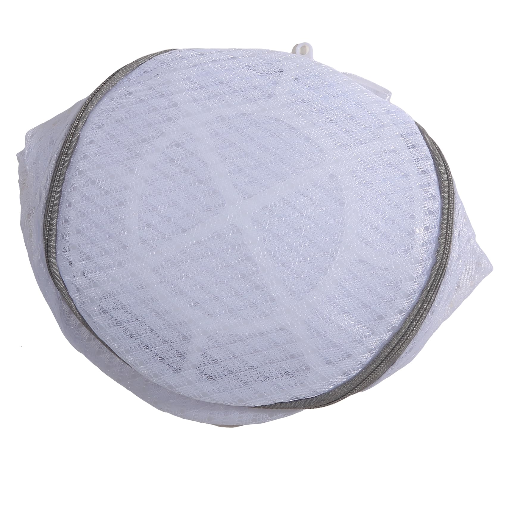 Dearanswer Delicate Bra Washing Bag Lingerie Mesh Laundry Bag with Hanging Loop Underwear Bag for Socks Undershirt,Light white