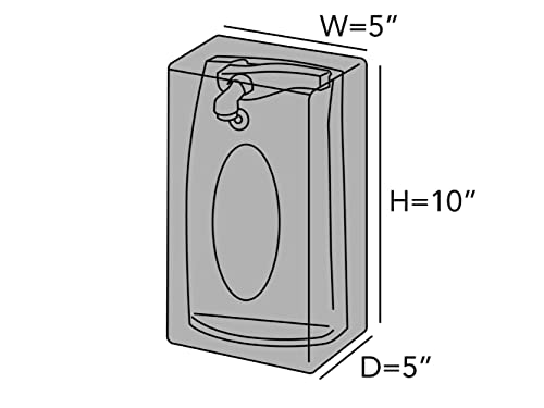 Covermates Keepsakes – Can Opener Cover – Dust Protection - Stain Resistant - Washable – Appliance Cover-Cream
