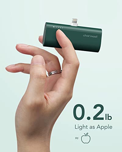 Charmast Small Portable Charger 5000mAh, Ultra-Compact 20W PD Fast Charging Power Bank Mini Battery Pack Compatible with iPhone 14/14 Pro Max/13/13 Pro Max/12/12 Pro Max/11/XR/X/8/7/6, and More