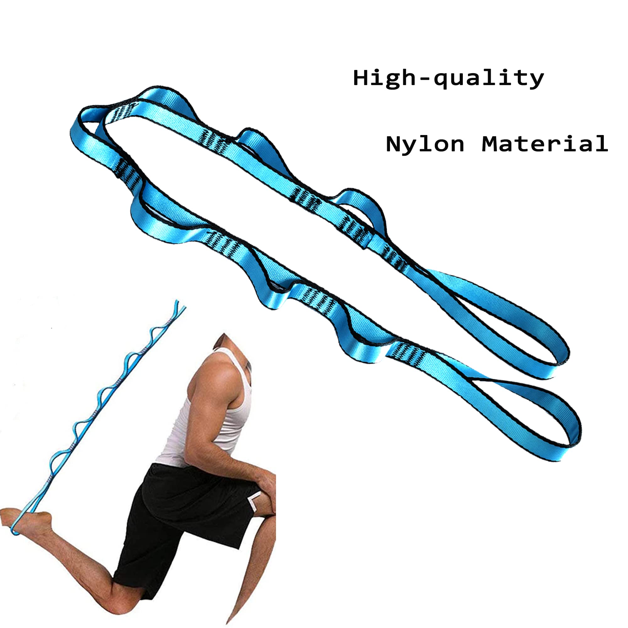 Daisy Chain, Daisy Chain Straps, 7 Loop Adjustable Aerial Silk Yoga Hammock Swing Extender Strap, 2PCS