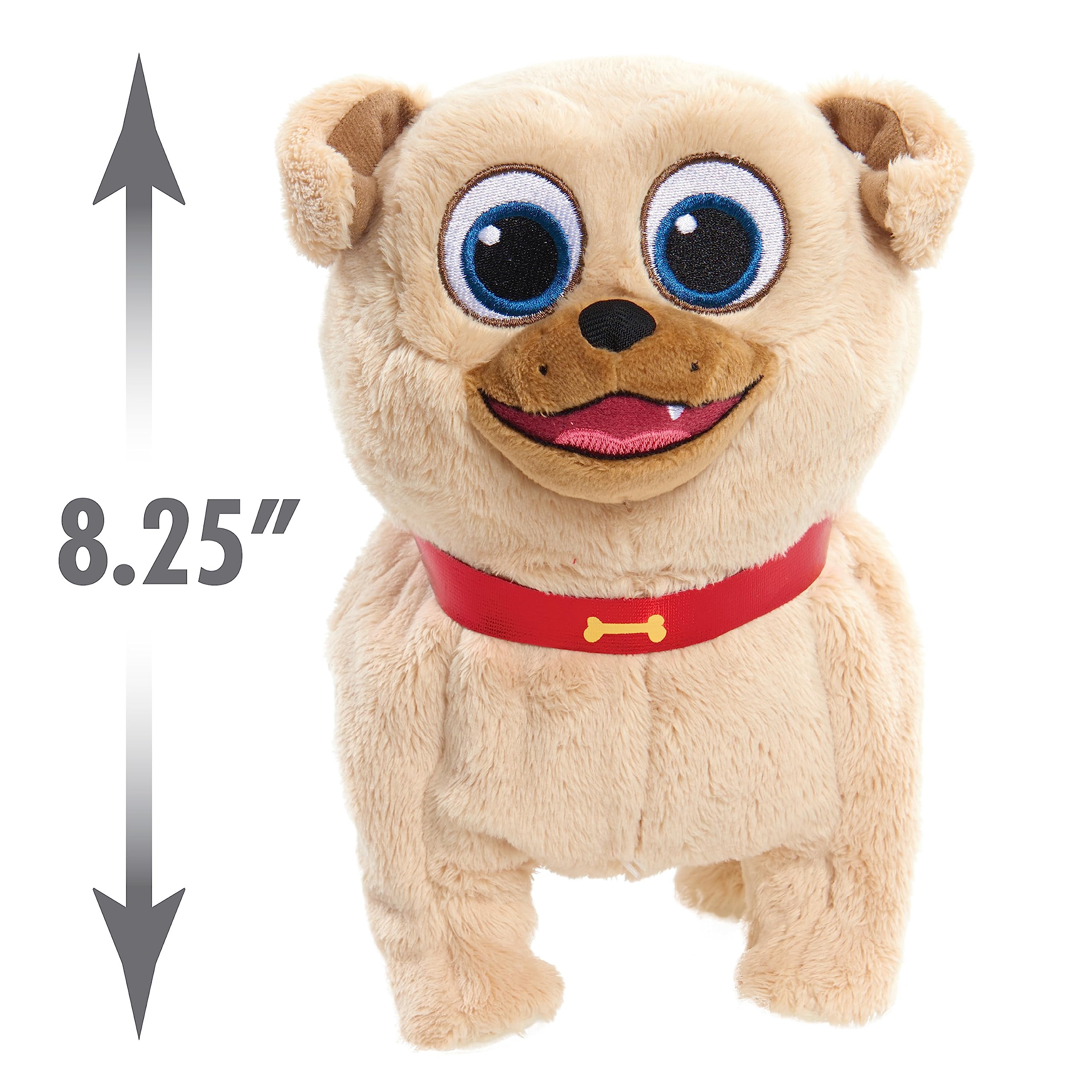 Puppy Dog Pals Adventure Pals Walking and Barking Plushie Rolly, Officially Licensed Kids Toys for Ages 3 Up by Just Play