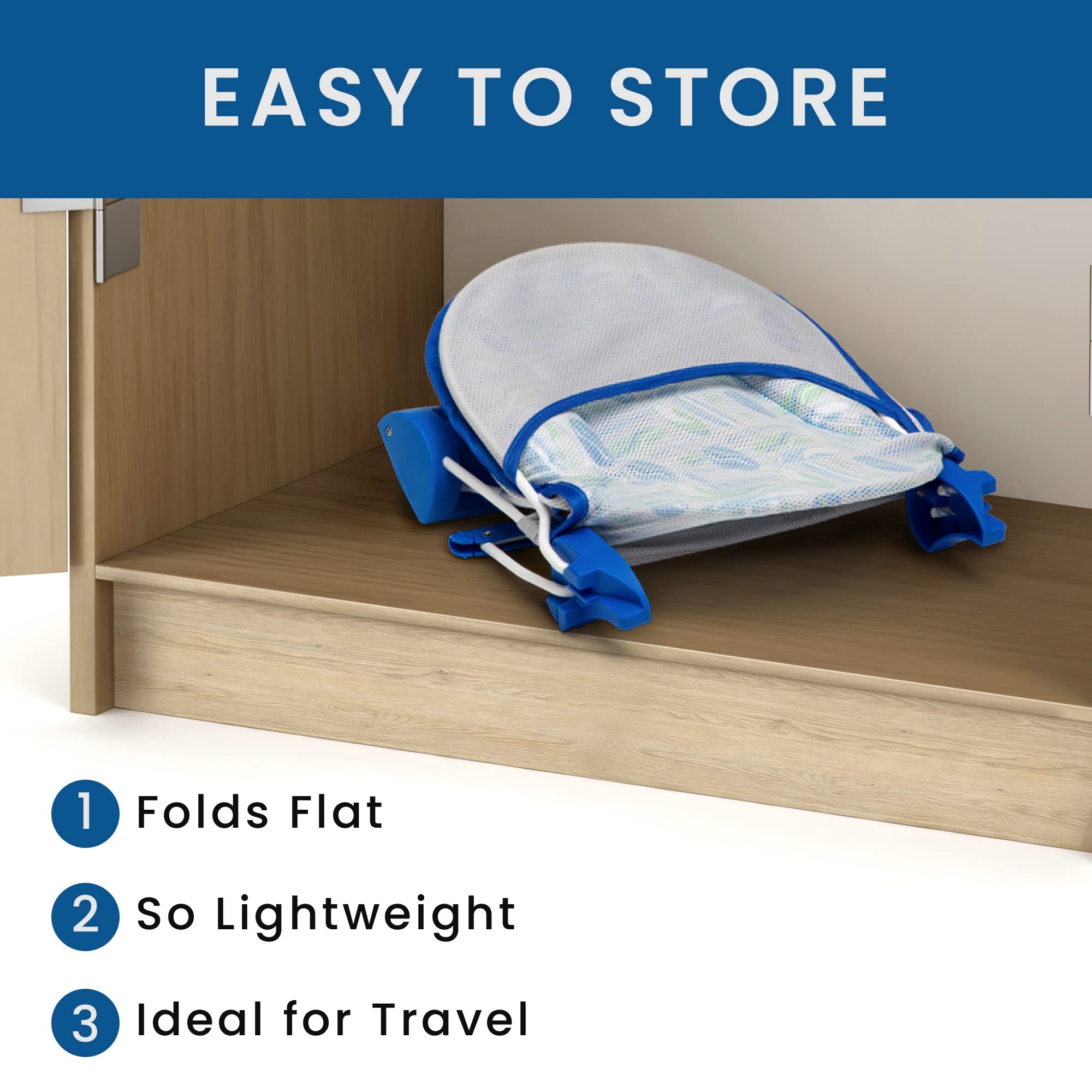 Delta Children Baby Bather Includes 2 Reclining Positions, Surf