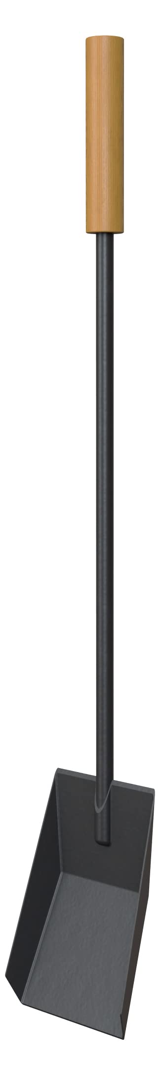 TheRackCo. - Fireplace Tools Set with Metal Base and Wood Handle, Broom, Shovel and Poker