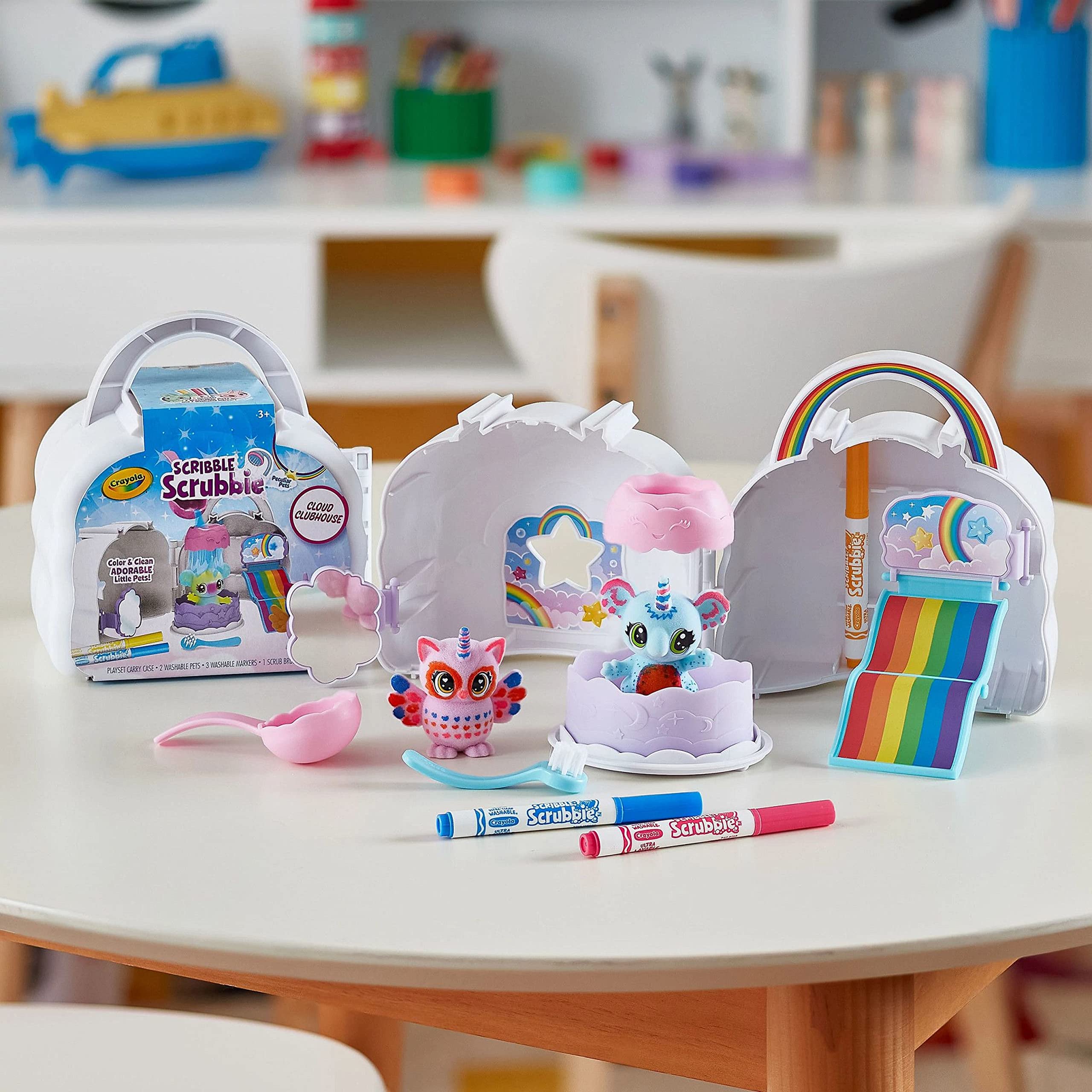 Crayola Scribble Scrubbie Cloud Playset, Toy for Kids, Gift, Ages 3, 4, 5, 6