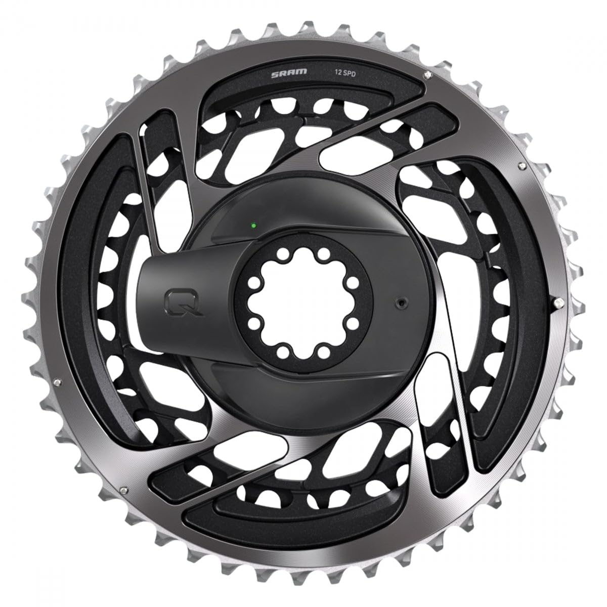 SRAM RED AXS Power Meter Kit - 46/33t, 2x12-Speed, 8-Bolt Direct-Mount, Polar Gray, D1