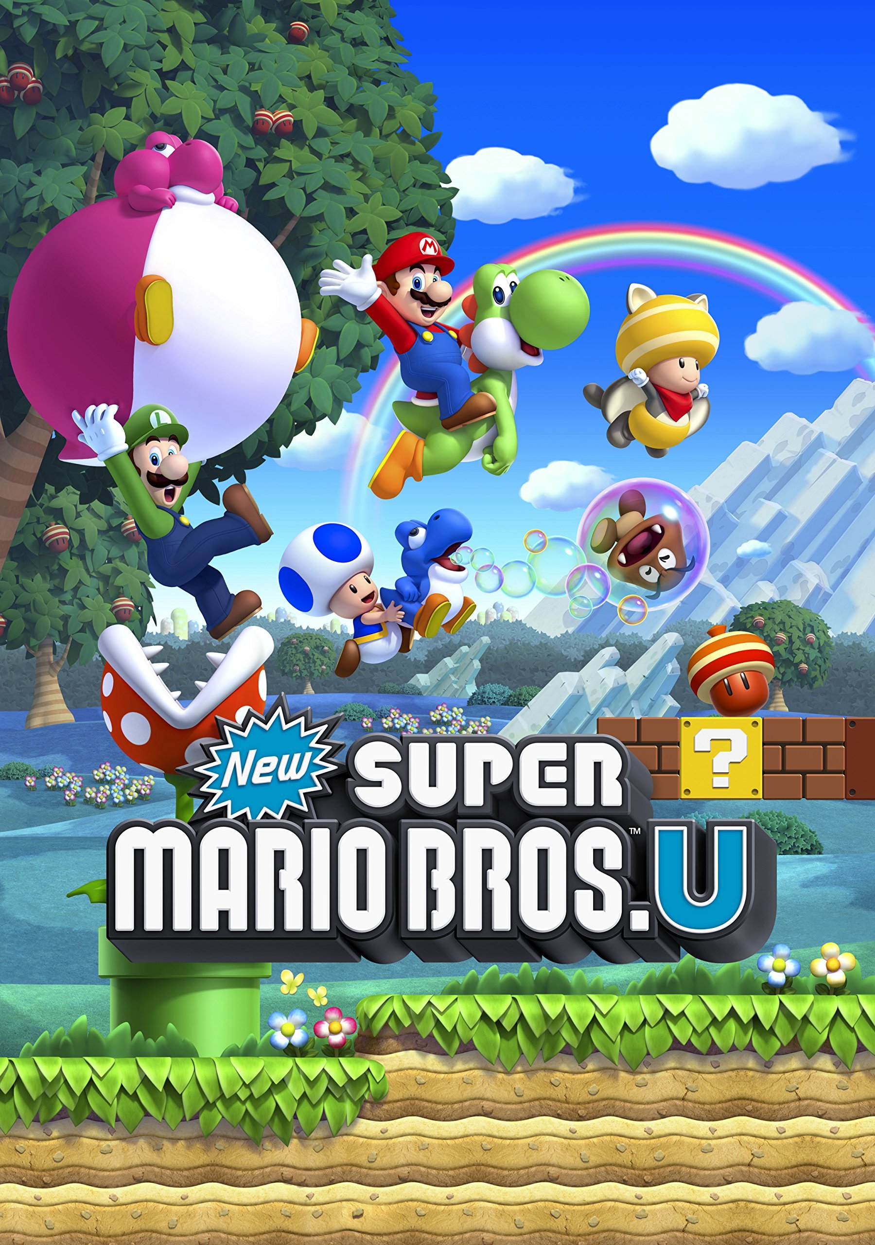 New Super Mario Bros. U + New Super Luigi U - Wii U (Renewed)