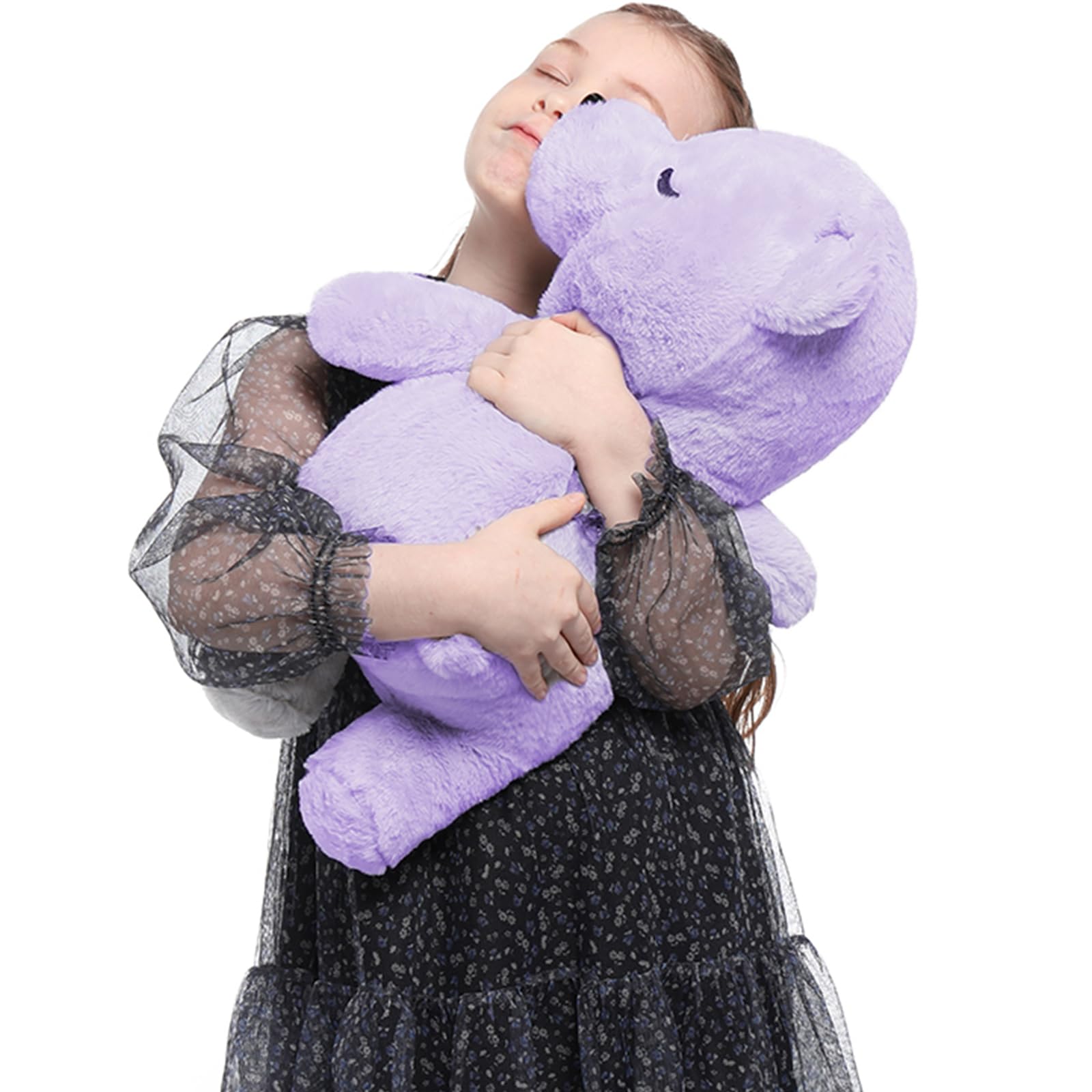 Tezituor 20 inch Teddy Bear Stuffed Animals, Large Stuffed Koala Bear Plush Toy Soft Purple Teddy Bear Plush Hugging Pillow Gift for Kids