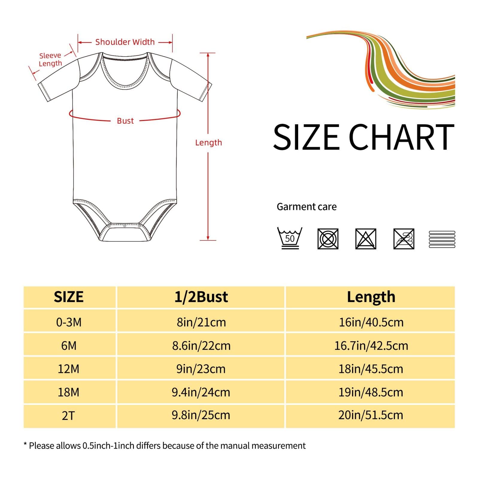 CUSDITOMSUE Custom Unisex Baby Bodysuits Personalized Design Your Picture Name Logo Text Short-Sleeve Bodysuits Baby Romper (3 Months, White)