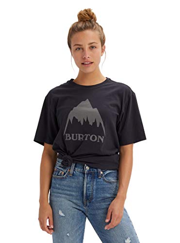 Burton Mens Classic Mountain High Short Sleeve T-Shirt, True Black New, Large