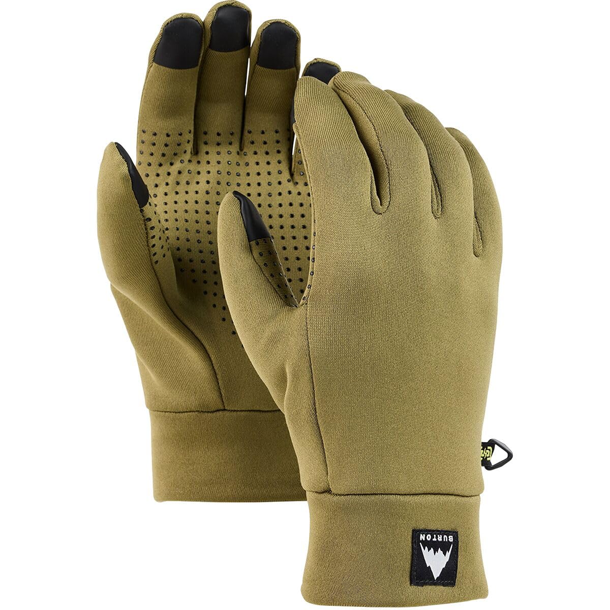 Burton Standard Power Stretch Glove Liner, Martini Olive, X-Small Small