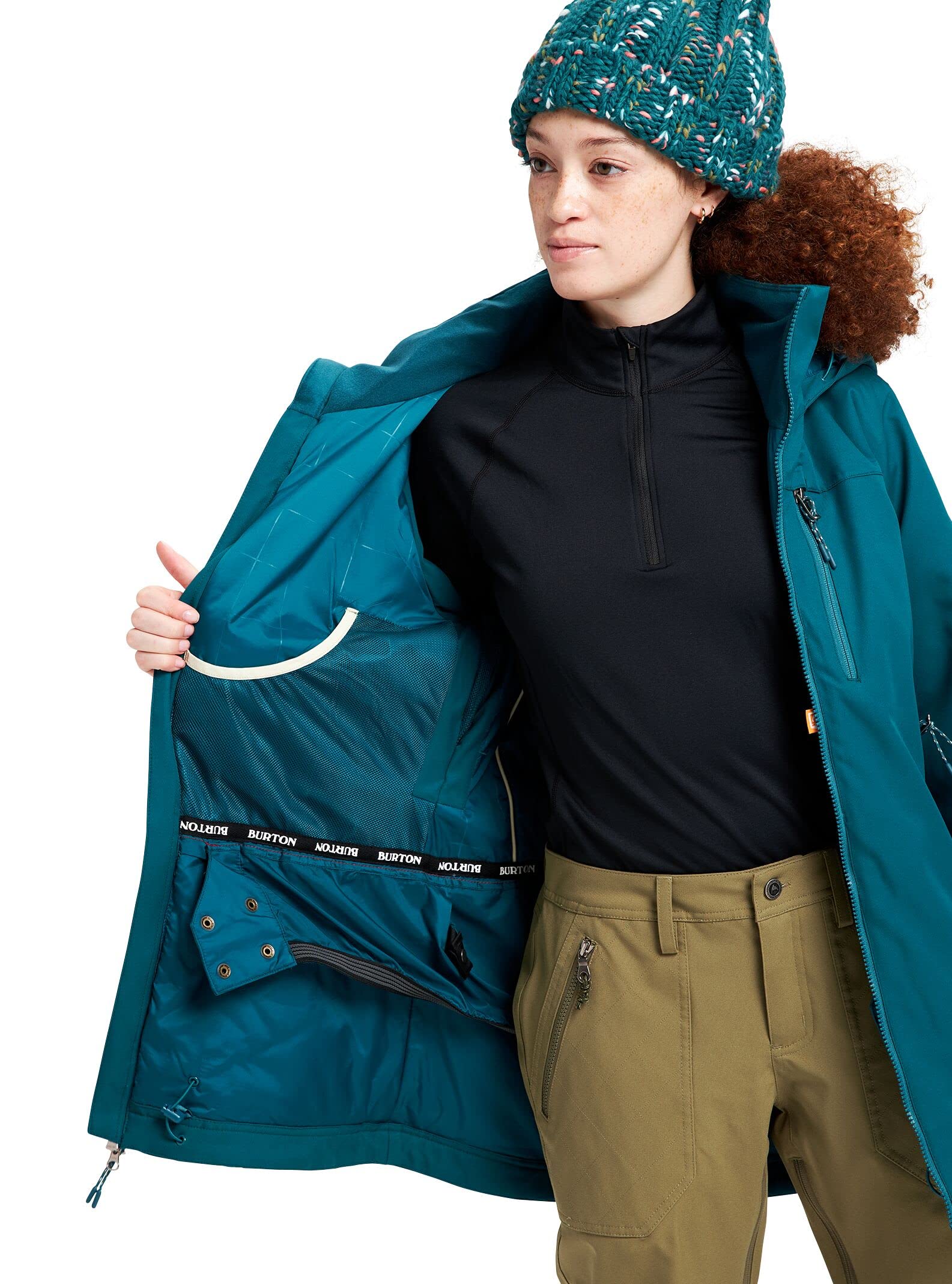 Burton Women's Standard Lelah Jacket, Shaded Spruce, Medium