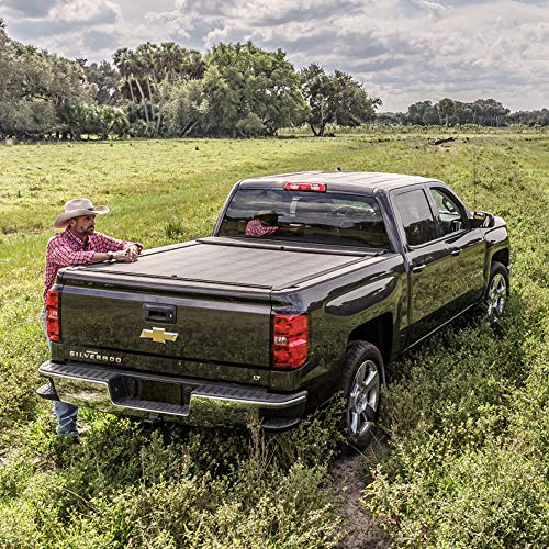 Roll N Lock M-Series Retractable Truck Bed Tonneau Cover | LG449M | Fits 2009 - 2018, 2019 - 2020 Classic Dodge Ram 1500/2500/3500 8' 2" Bed (98.3")