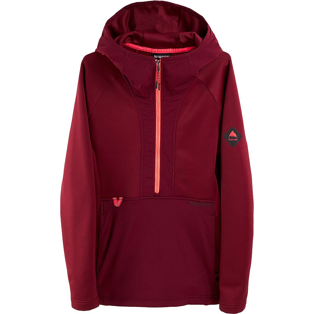 Burton Women's Standard Multipath Pullover Fleece, Mulled Berry, Medium