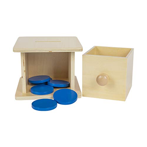 Tiger Montessori Montessori Coin Box Toys for Toddlers 8-24 Months Babies