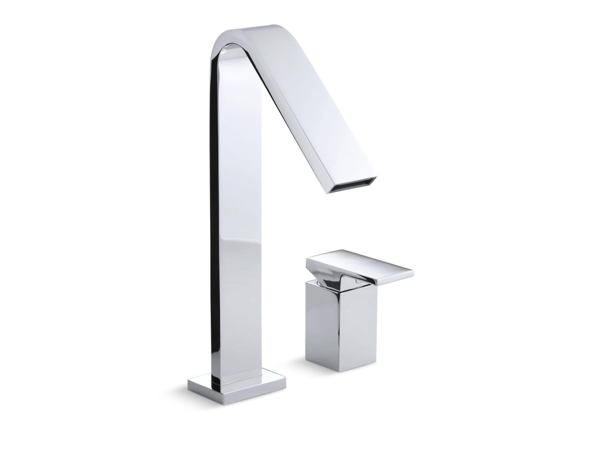 KOHLER K-14675-4-CP Loure Deck-Mount High-Flow Bath Faucet, Polished Chrome