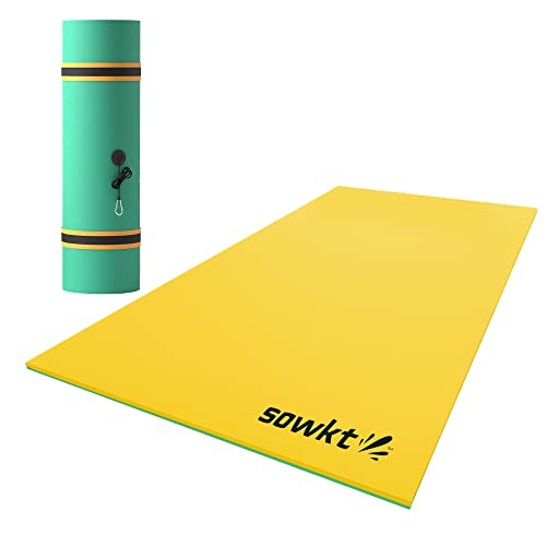 SOWKT Lily Pad Floating Mat (12 x 6 ft) - Made in USA Large Floating Water Mat for Lake and Boating - Floating Water Pad for Lakes | Lilly Pad Floating Water Dock Holds up to 880lbs.