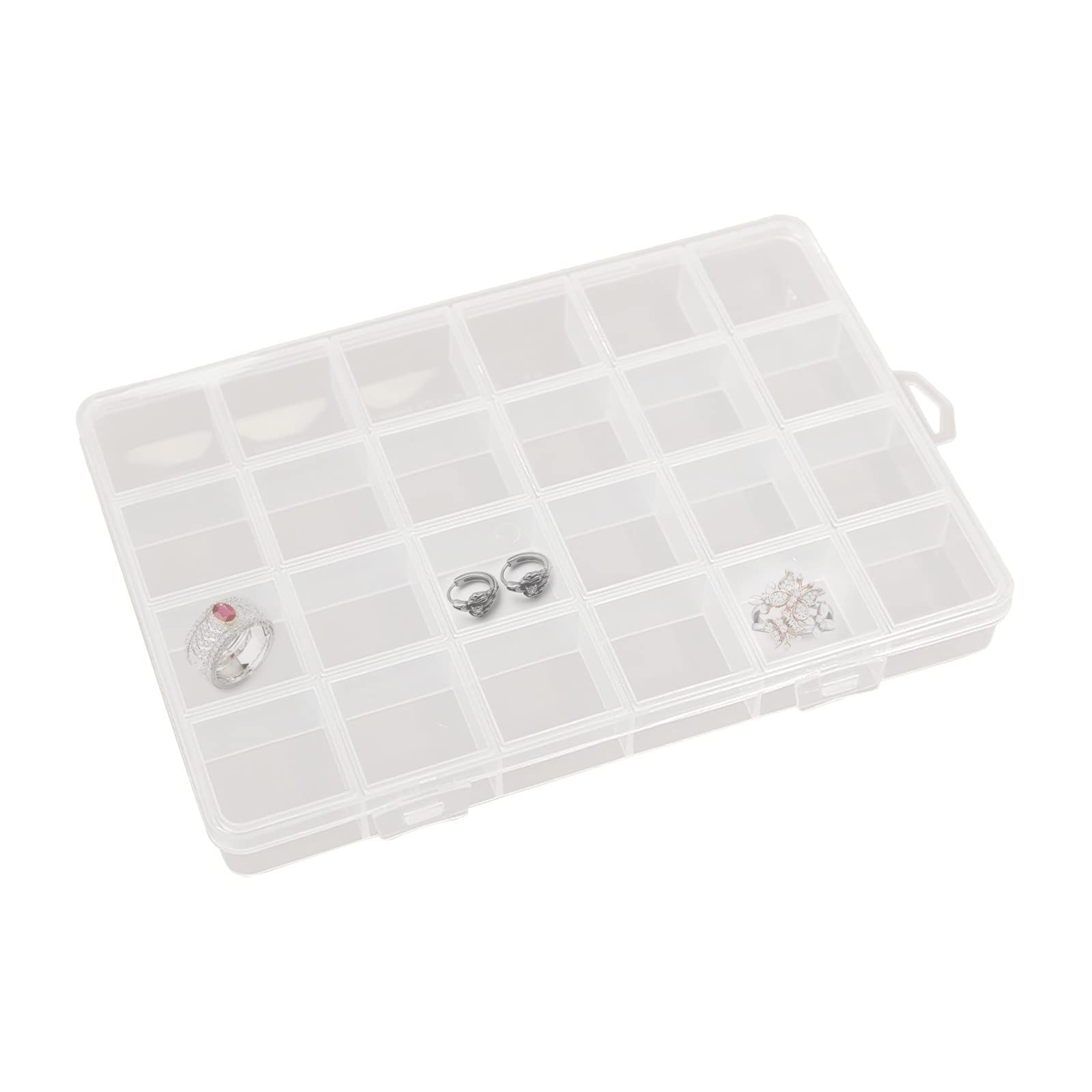 iNoDoZ Dividers Craft Tackle Organizer Storage Containers Box Clear Jewelry Storage Box Detachable Case Craft Beads Organizer Blanket Storage Container