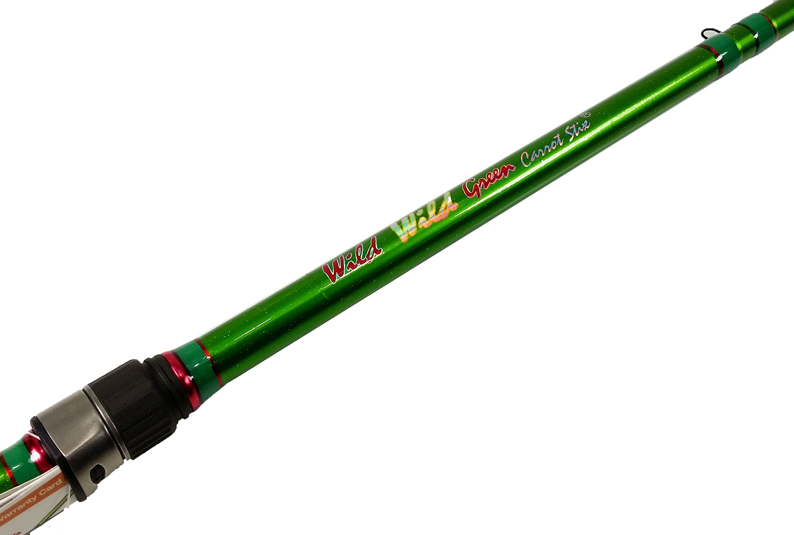 Carrot Stix Spinning 7' Medium Wild Wild Green Greenwater Inshore Fishing Rod C2WG701M-MF-S