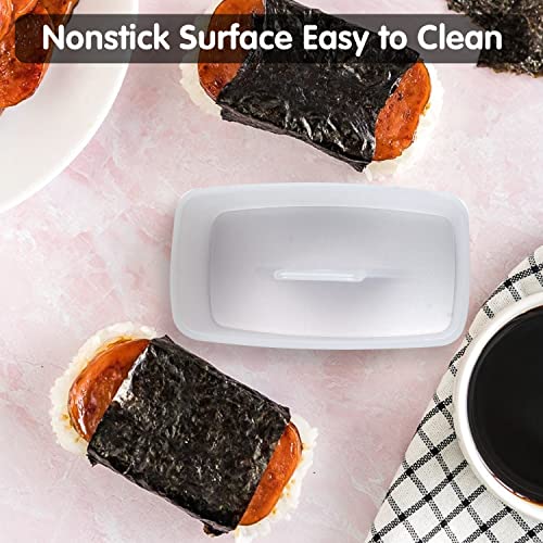 Spam Musubi Mold, 2 Pack Musubi Maker Press, Make Your Own Hawaiian Spam Musubi at Home, BPA Free, Non-Stick, The Original Musubi Mold Used in Hawaii restaurants !!!